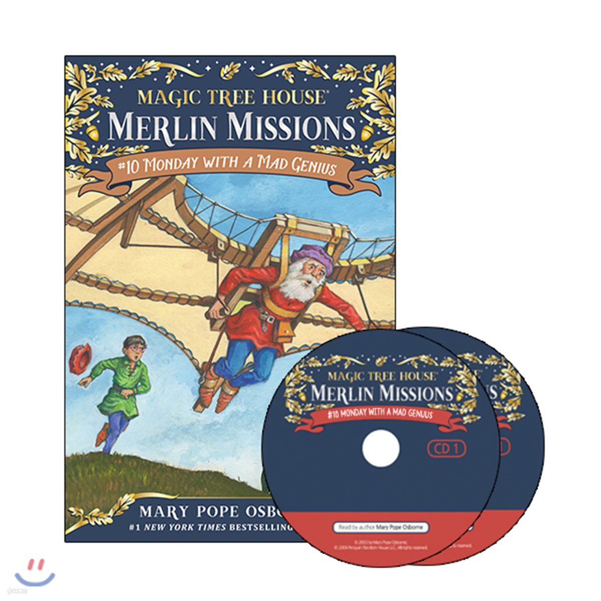 Merlin Mission #10 : Monday with a Mad Genius (Book + CD) - 예스24