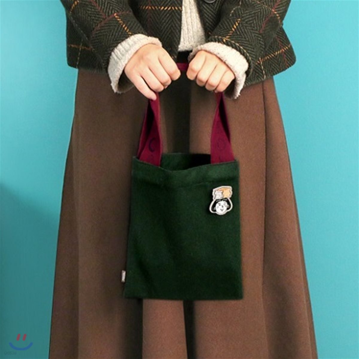 YES24 에코백 딥그린 小 [F1963] - 예스24