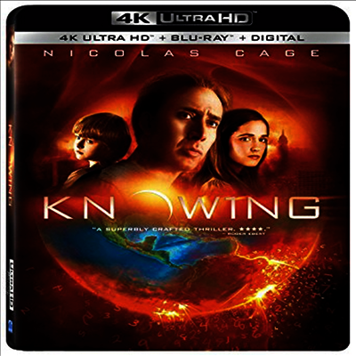 Knowing (노잉) (2009) (한글무자막)(4K Ultra HD + Blu-ray + Digital) - 예스24