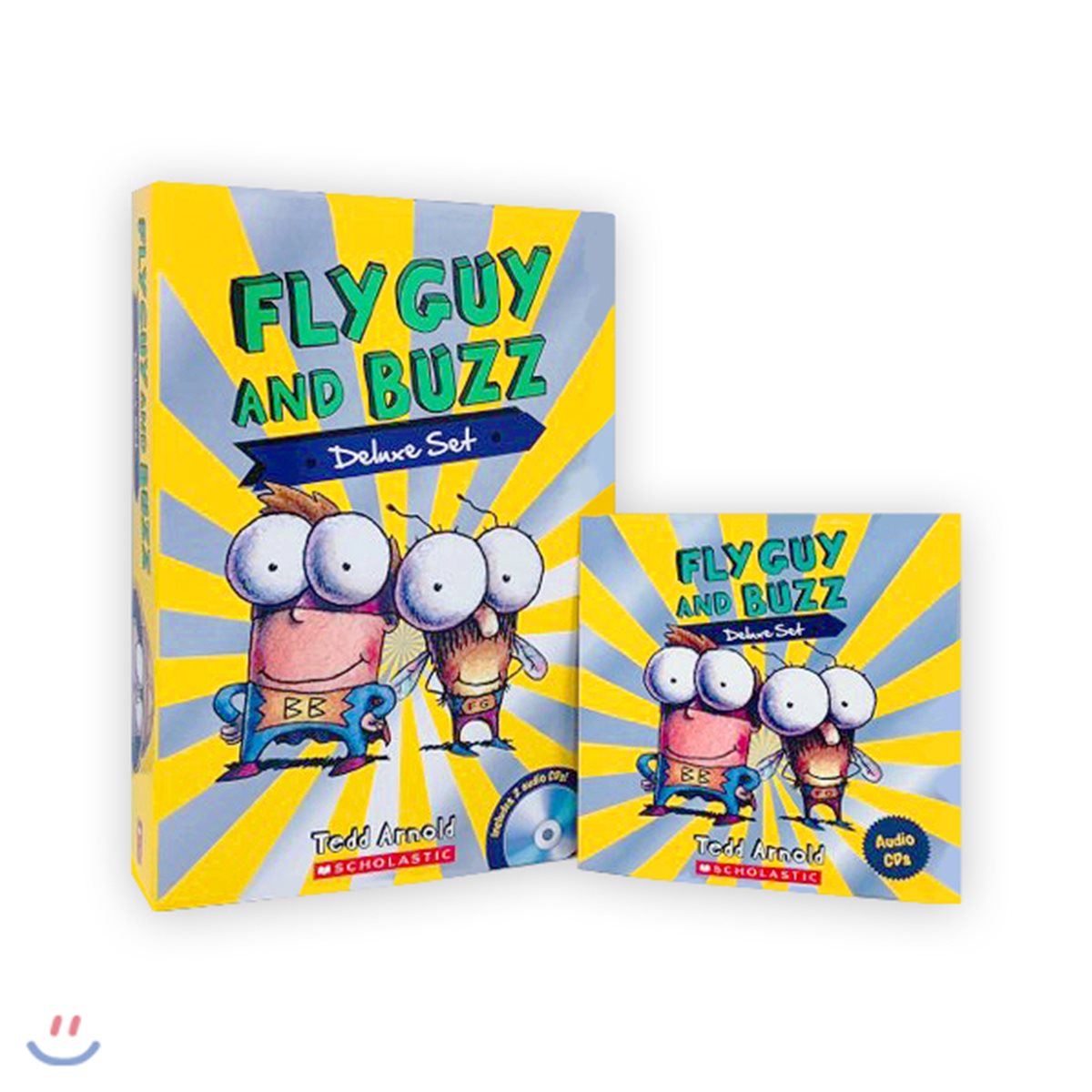 플라이 가이 원서 페이퍼백 15종 박스 세트 (CD 2장 포함) Fly Guy & Buzz Deluxe Set (with 2 ...