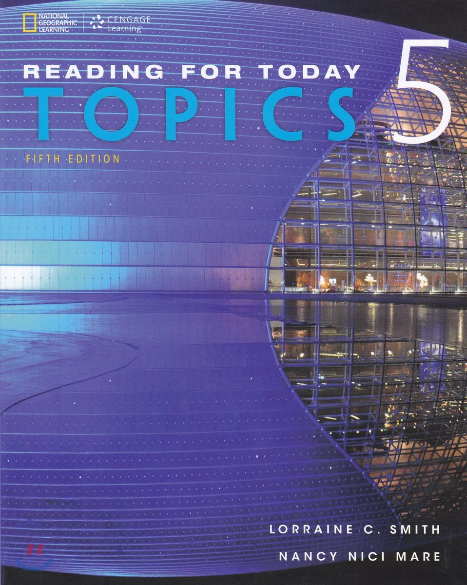 Reading for Today 5 : Topics, 5/E (Student Book with MP3 CD) - 예스24
