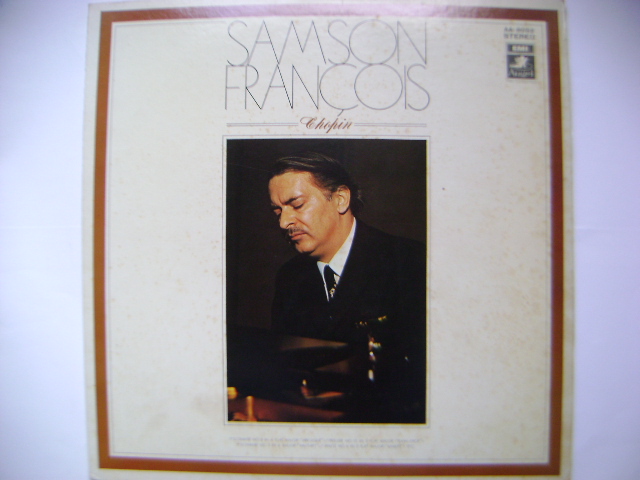[중고샵] LP(수입) 쇼팽: Samson Francois Plays Best of Chopin - 샹송 프랑소와 - 예스24