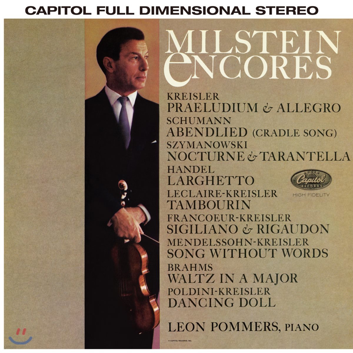 Nathan Milstein 나단 밀스타인 바이올린 소품집 - 앙코르 (Encore) [LP] - 예스24