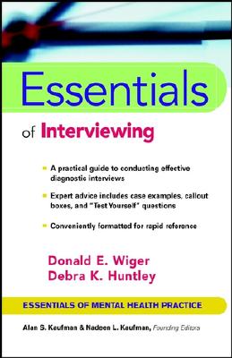 Essentials of Interviewing - 예스24