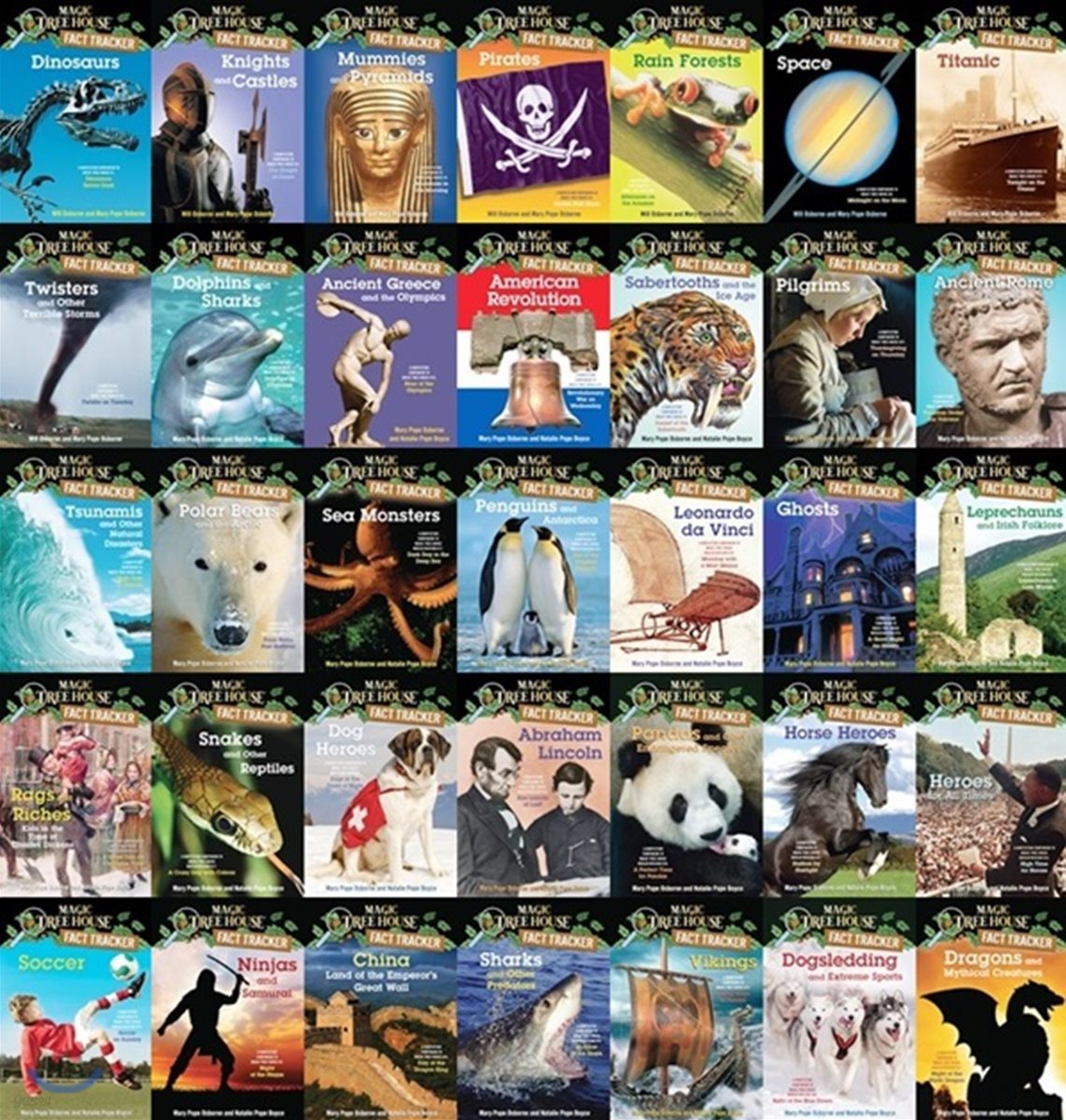 Magic Tree House Fact Tracker #1~35 Set (PB) - 예스24