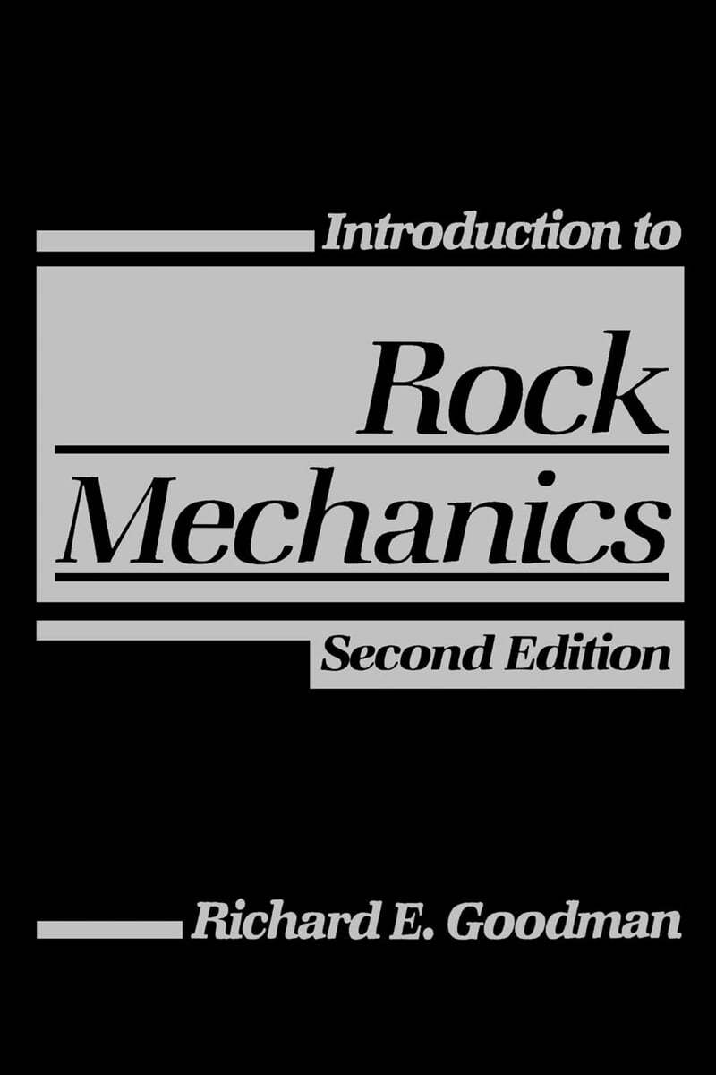 Introduction to Rock Mechanics, 2/E - 예스24