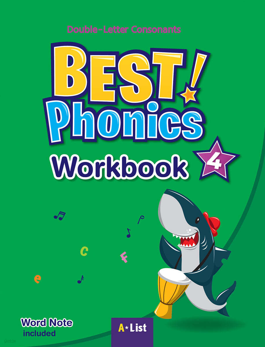 Best Phonics 4: Double-Letter Consonants (Workbook) - 예스24