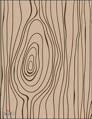 Wood Notebook: Wood Texture Journal Notebook Lined Ruled Book Page For ...