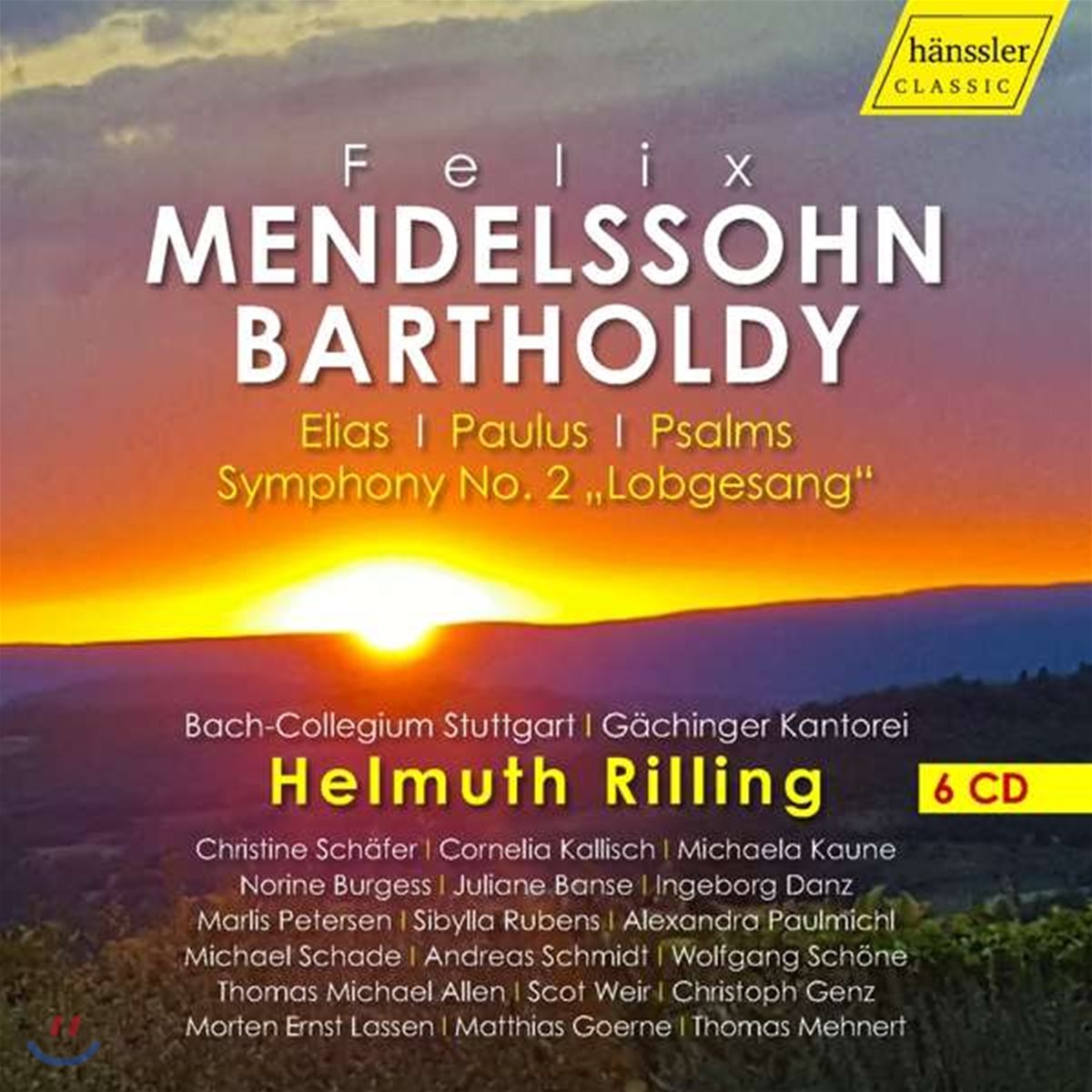 Helmuth Rilling 멘델스존: 엘리야, 사도 바울, 시편, 교향곡 2번 '찬미의 노래' (Mendelssohn ...