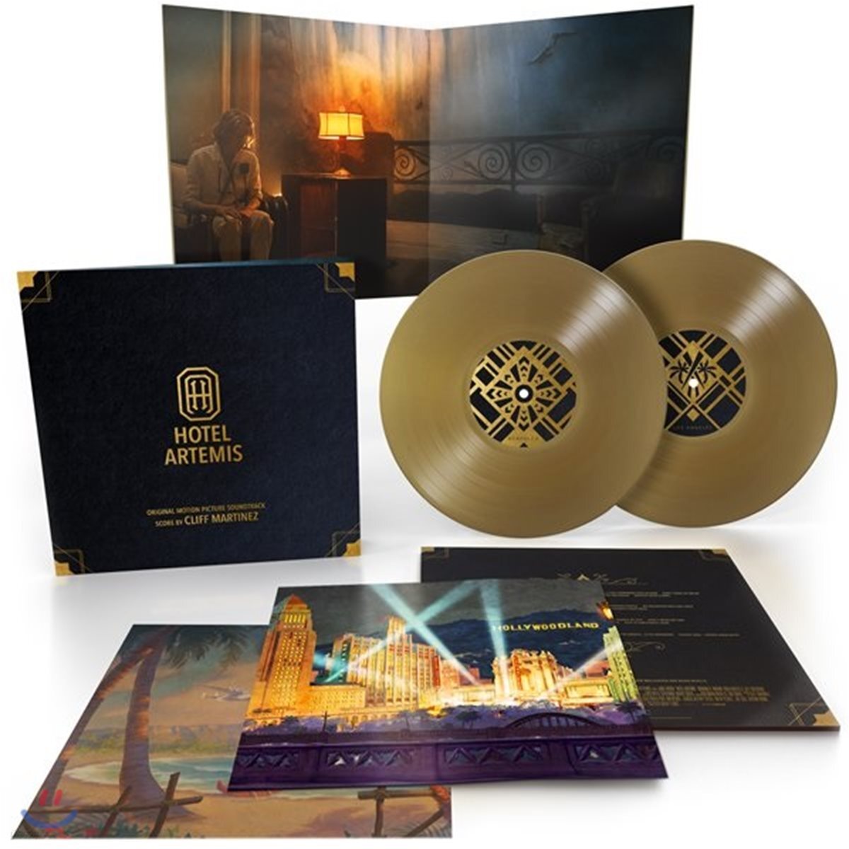 호텔 아르테미스 영화음악 (Hotel Artemis OST by Cliff Martinez 클리프 마티네즈) [골드 컬러 2LP] - 예스24