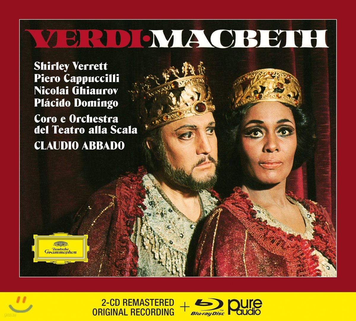 Claudio Abbado 베르디: 오페라 '맥베스' (Verdi: Macbeth) [2CD+블루레이 오디오] - 예스24