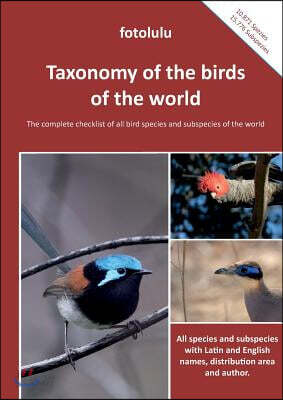 Taxonomy of the birds of the world: The complete checklist of all bird ...