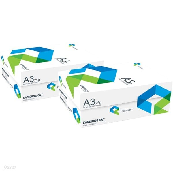 프리미엄 A3 복사용지 A3용지 75g 1250매 2박스 - 예스24