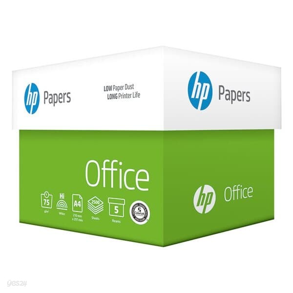 HP A4 복사용지 A4용지 75g 2500매 1박스 - 예스24
