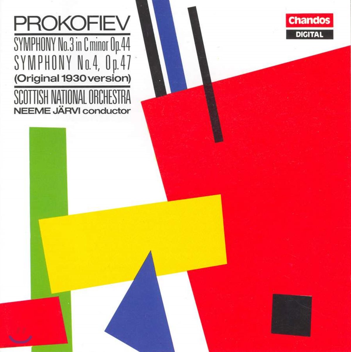 Neeme Jarvi 프로코피예프: 교향곡 3, 4번 (Prokofiev: Symphonies Nos. 3, 4) - 예스24