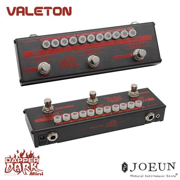 [Valeton] 베일톤 이펙터 Dapper series Dark Mini (MES-3) / 대프 멀티이펙터 다크미니 - 예스24