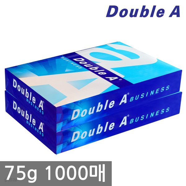 더블에이 A4 복사용지(A4용지) 75g 1000매(500매 2권) - 예스24