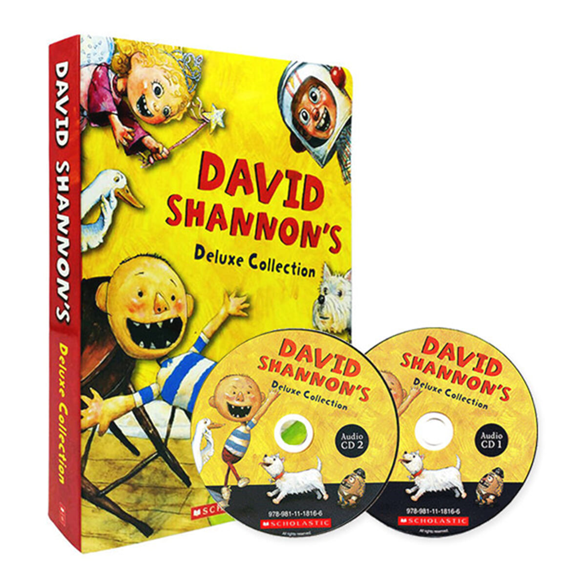 데이비드 섀넌 페이퍼백 원서 10종 박스 세트 David Shannon Deluxe Collection (10 Books & 2 ...