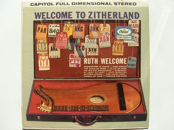 [중고샵] LP(수입) 루스 웰컴 Ruth Welcome: Welcome To Zitherland - 예스24