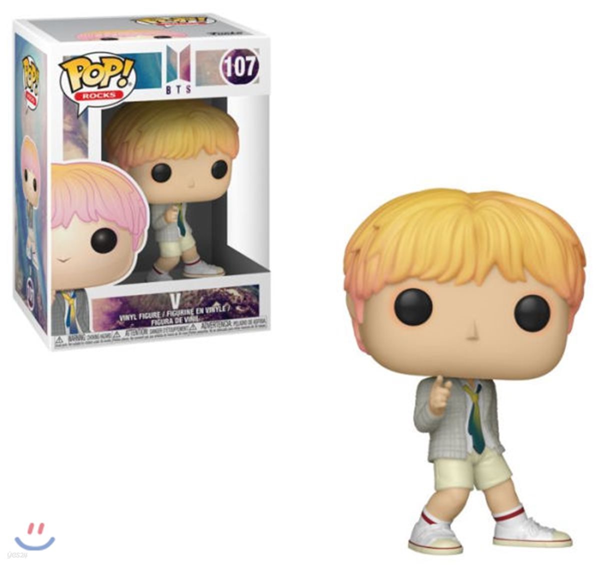 Funko POP! Rocks Vinyl Figure BTS : V (펀코 팝 락 피규어 : 방탄소년단 뷔) - 예스24