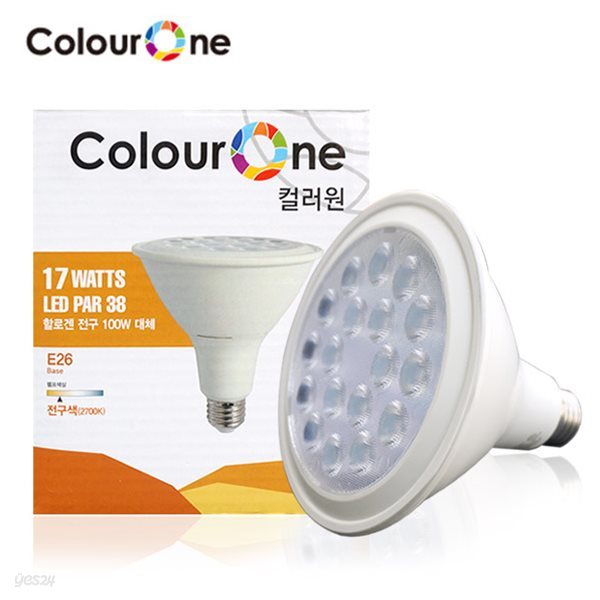 컬러원(장수) LED PAR38 17W - 예스24