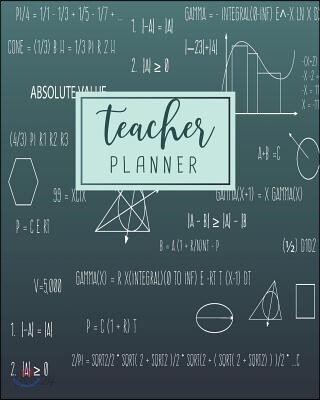 Teacher Planner: Math Formulas Weekly Lesson Plan & Monthly Calendar ...