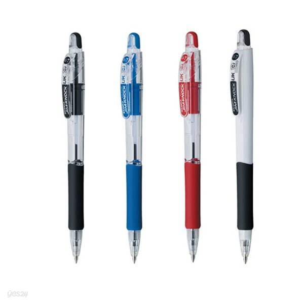 제브라 ZEBRA 짐노크 UK 노크식볼펜 0.7mm - 예스24