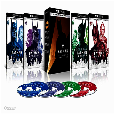 Batman: 4-Film Collection 1989 - 1997 (배트맨: 4 필름 컬렉션) (한글무자막)(4K Ultra ...