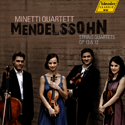 멘델스존: 현악 사중주 1, 2번 (Mendelssohn: String Quartets No.1 & 2)(CD) - Minetti Quartet - 예스24