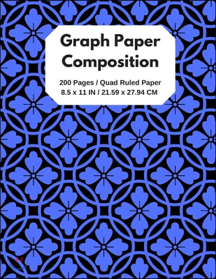 Graph Paper Composition Notebook: 200 Pages, Quad Ruled Paper for ...
