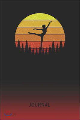 Journal: Blank Dancing Personal Writing Diary - Old School Retro ...