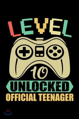 Level 10 Unlocked Official Teenager: Lined Journal Notebook For Girls ...