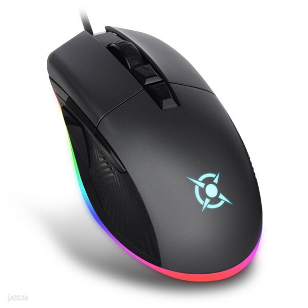 [COX]RGB 게이밍 유선마우스 CM80 (5단계 DPI/4단계폴링레이트) - 예스24