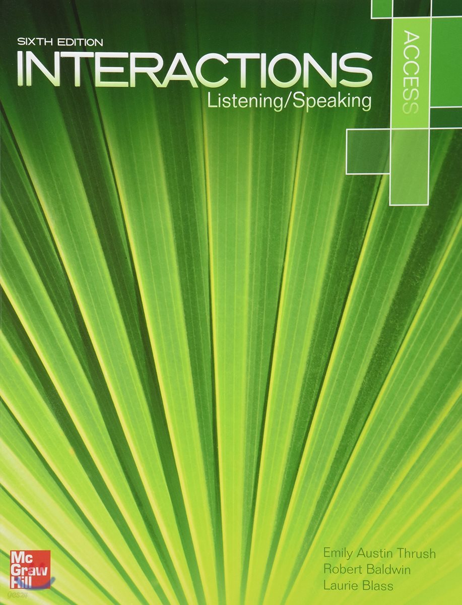Interactions Access Listening & Speaking : Studentbook - 예스24