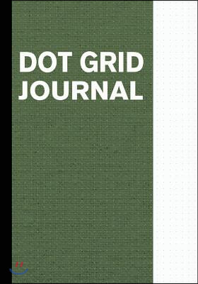 Dot Grid Journal: Notebook 100 Pages (7" x 10") Linen Pattern 1 - 예스24