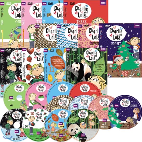 [DVD] Charlie and Lola 찰리앤롤라 12종세트 - 예스24