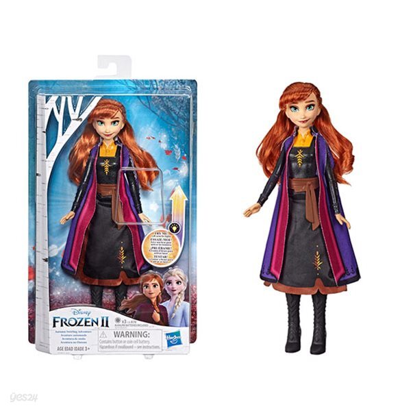 겨울왕국2 패션돌 안나와 빛나는 드레스 세트 - YES24