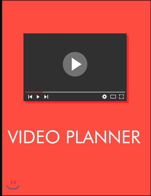 Video Planner: Vlog Vloggers Blank Video Storyboard Template Notebook ...
