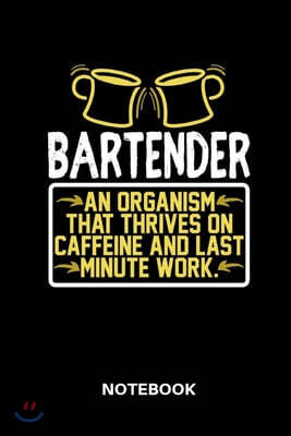 Bartender - Notebook: Lined notebook for bartenders to track all ...
