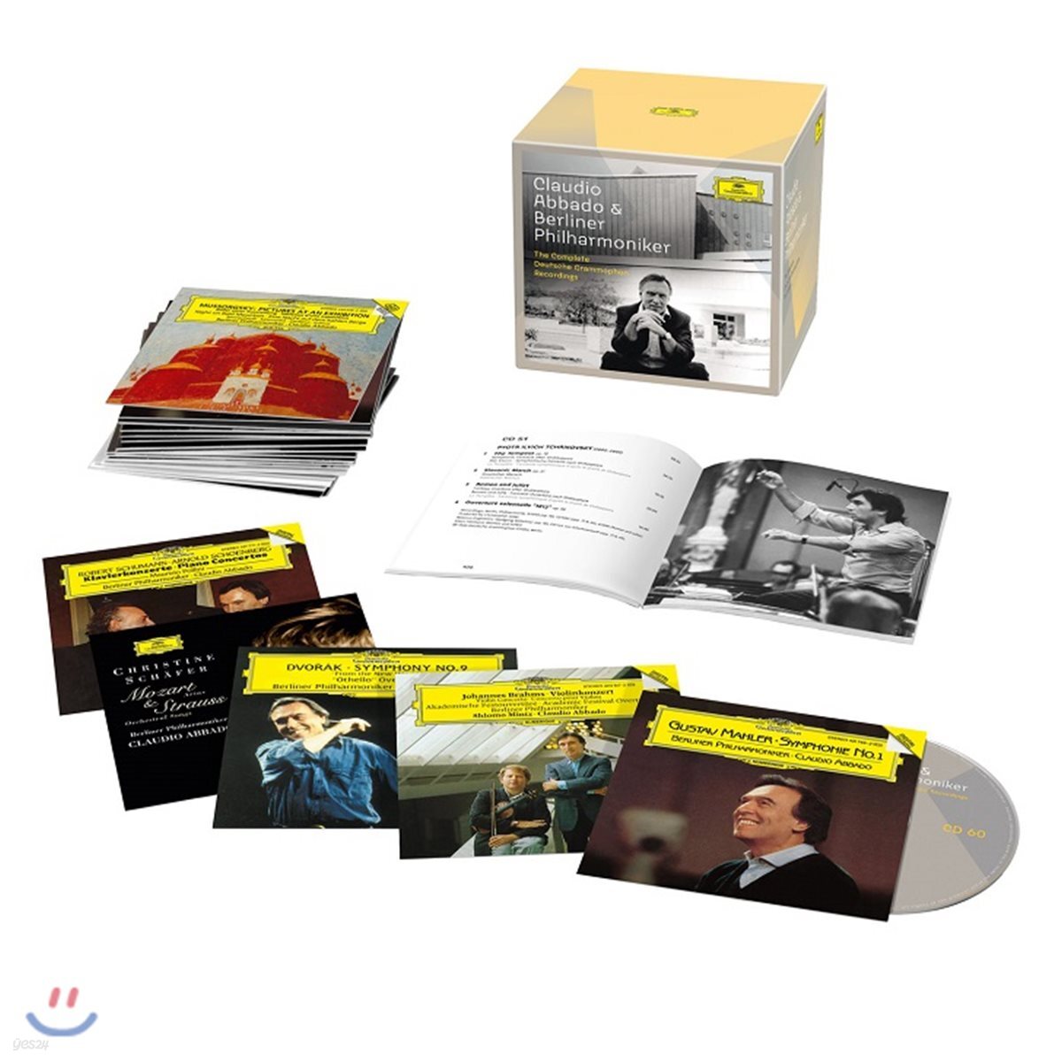 [중고샵] Claudio Abbado 클라우디오 아바도 & 베를린 필하모닉 DG 녹음 전집 (The Complete Recordings on Deutsche ...