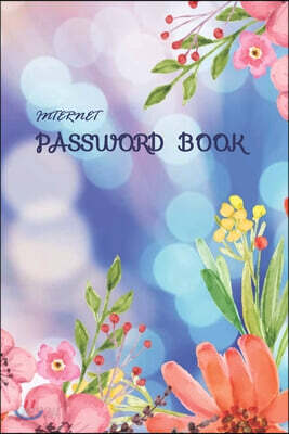 Internet password book: 6 x 9 Login Email and username logbook ...