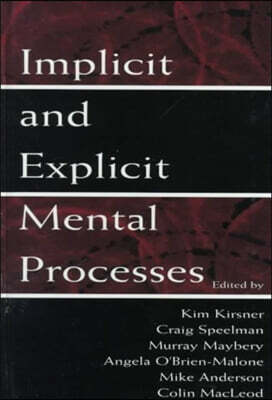 Implicit and Explicit Mental Processes - 예스24