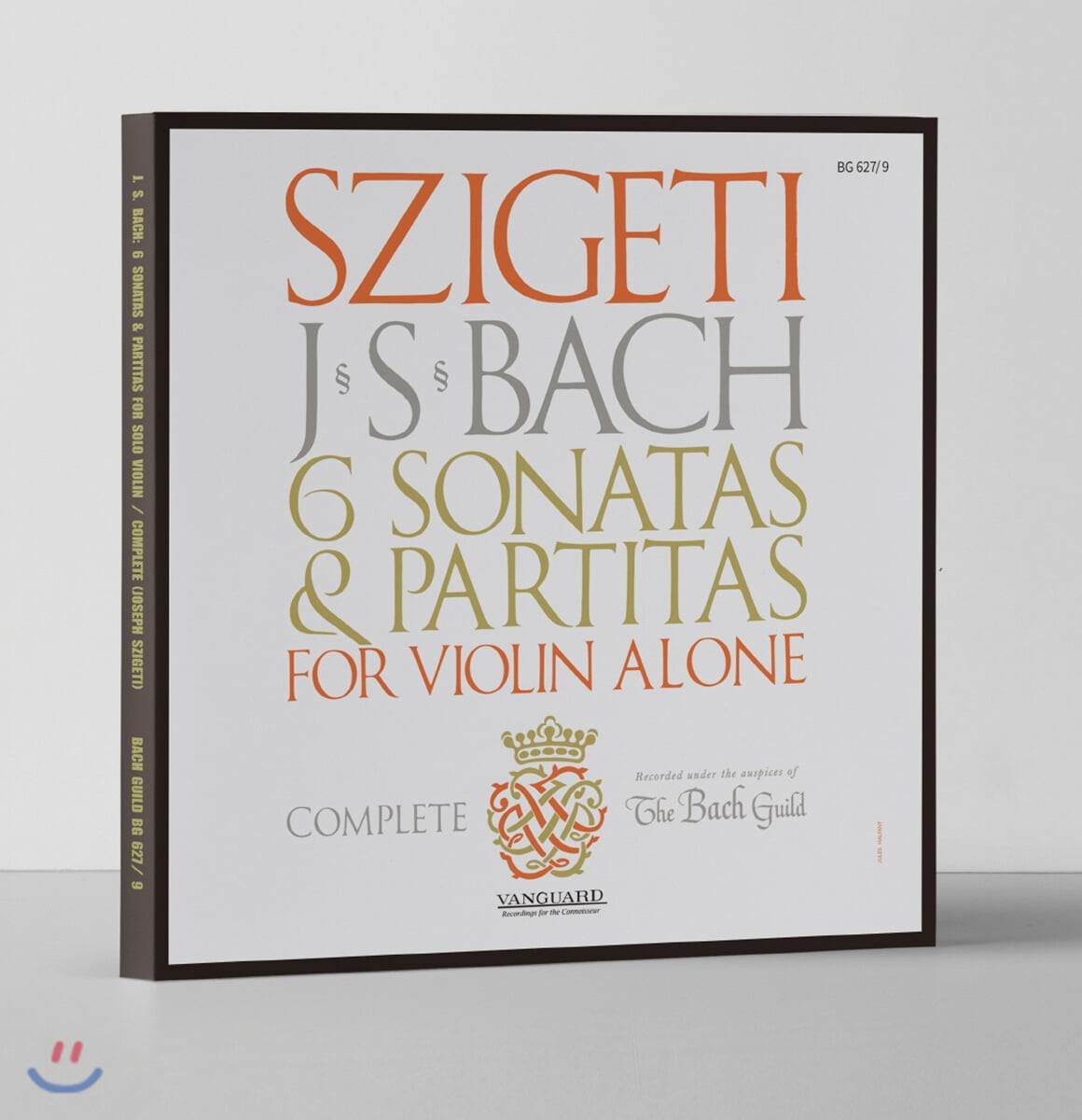 Joseph Szigeti 바흐: 무반주 바이올린을 위한 소나타와 파르티타 전곡집 - 요제프 시게티 [3LP] - 예스24