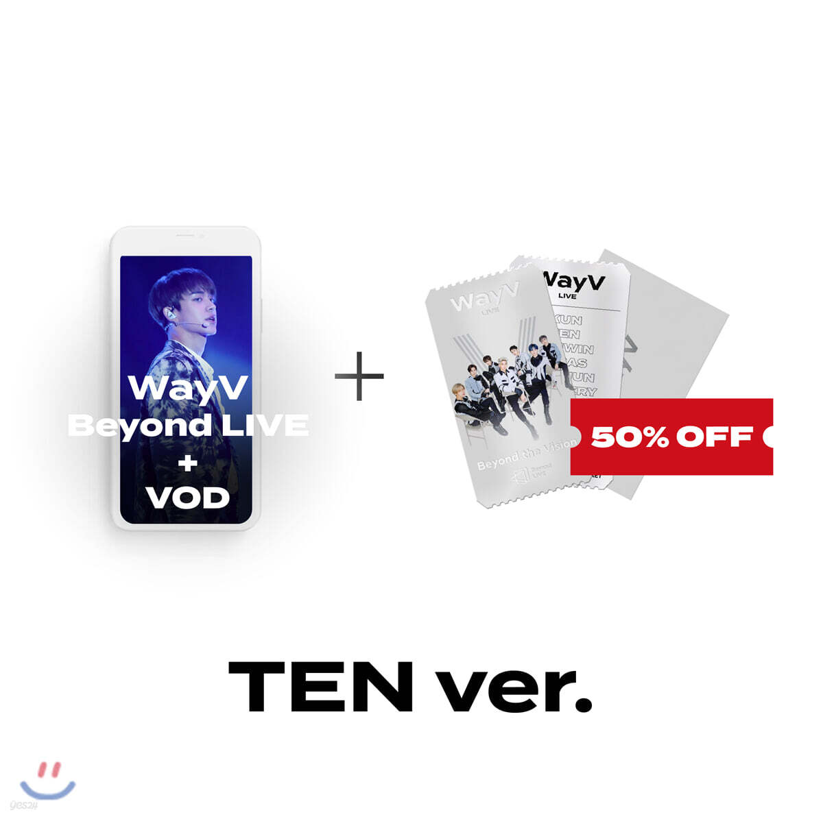 [TEN] WayV Beyond LIVE +VOD관람권 + SPECIAL AR TICKET SET | LABEL V - 예스24