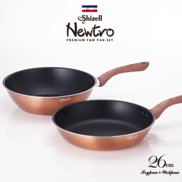 [Shizell] 쉬젤 뉴트로 프라이팬2종세트(F26+Wcm(칼라박스포함) - 예스24