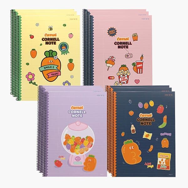 [THND] 당근 코넬 원링 노트 12P (랜덤) - 예스24