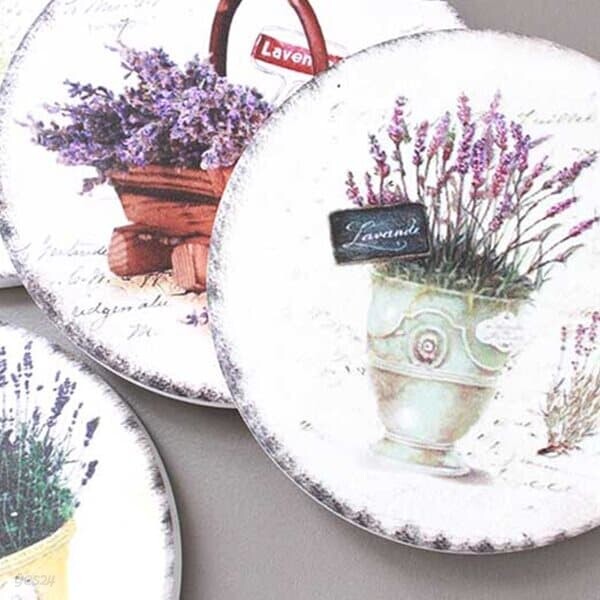 [HEIM] 라벤더 컵받침 4P set - 예스24