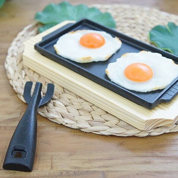 [HEIM] 콜린 주물 사각팬 n 집게 set (대) - 예스24