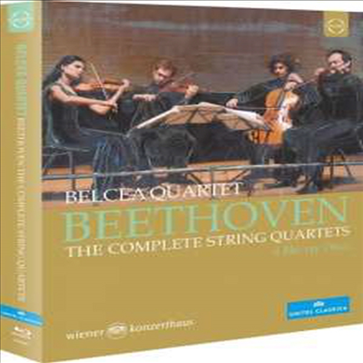 베토벤: 현악 사중주 전곡 1번 - 16번 (Beethoven: Complete String Quartets Nos.1 - 16) (4Blu-ray) (2020)(Blu ...