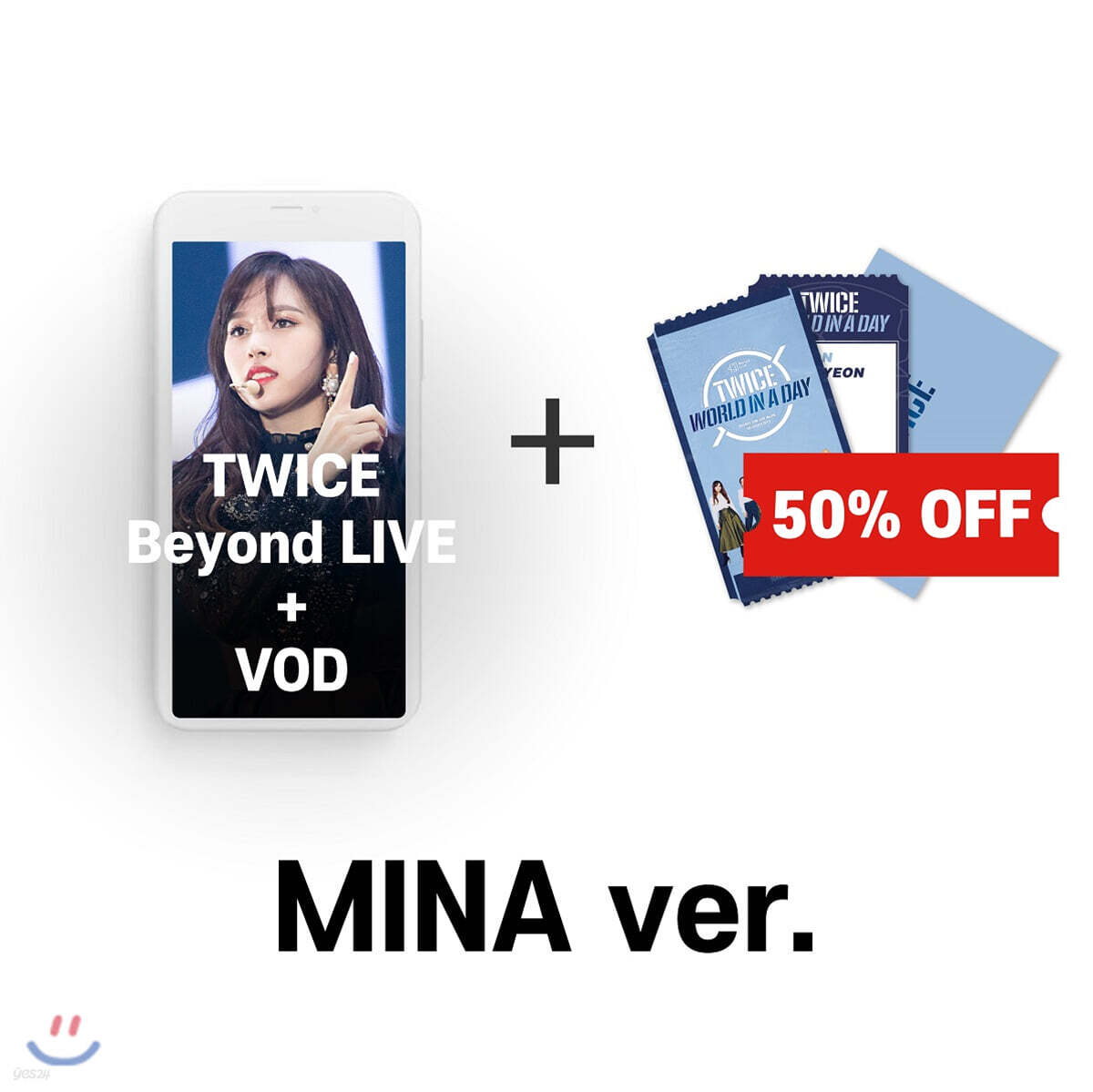 [미나] TWICE Beyond LIVE +VOD관람권 + SPECIAL AR TICKET SET - 예스24